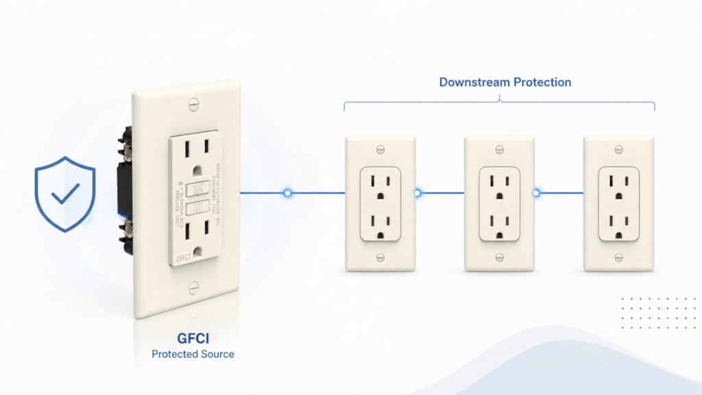 GFCI Receptacle vs. GFCI Circuit Breaker: How to Choose - Faith